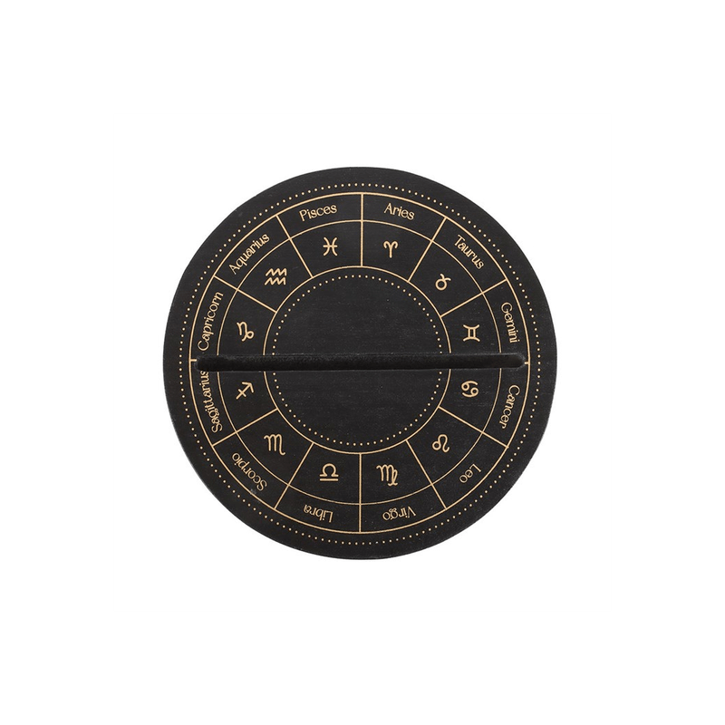 Black Astrology Wheel Tarot Card Stand - Rooted In Harmony